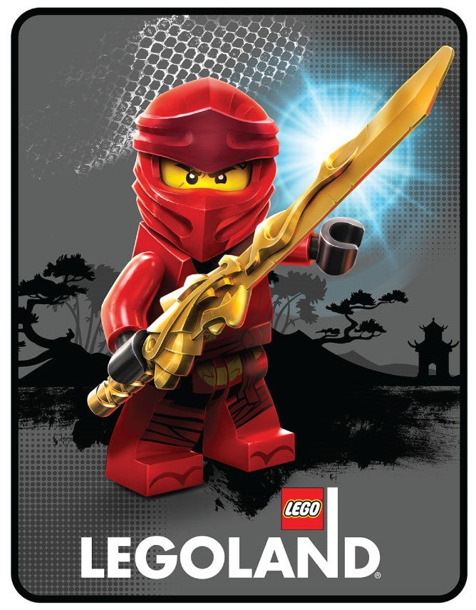 LEGOLAND® Exclusive Kai Ninja Shadows LEGO® Throw – LEGOLAND® Florida ...
