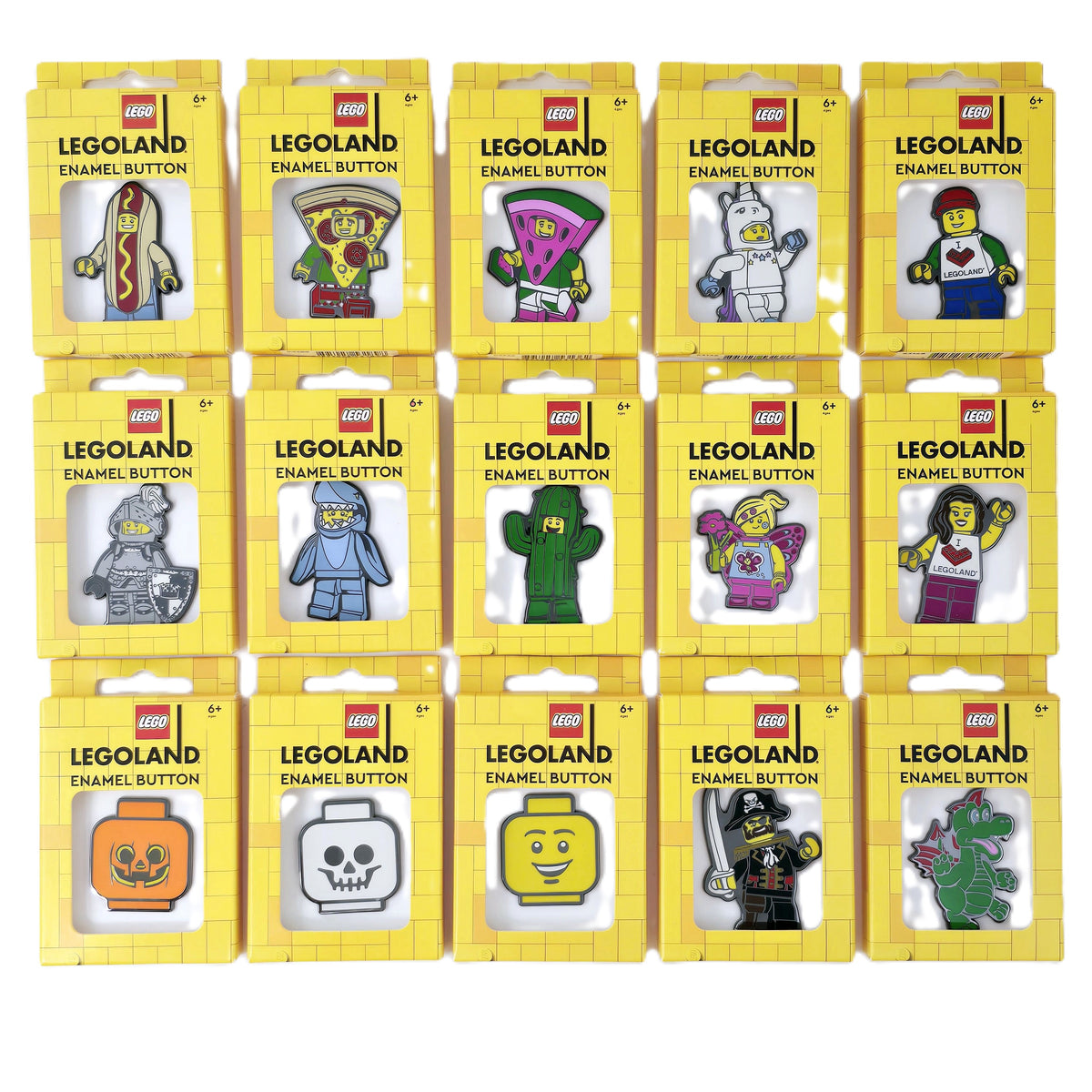 LEGOLAND® Exclusive LEGO® Minifigure™ Enamel Snap Button – LEGOLAND ...