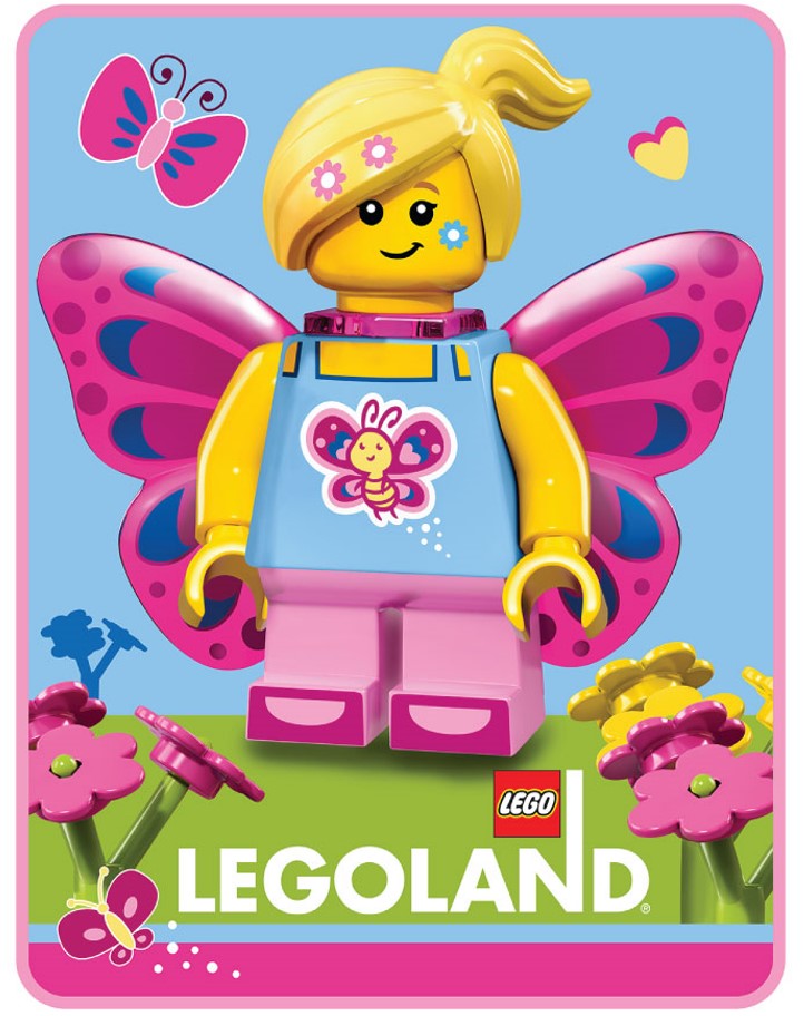LEGOLAND® Exclusive LEGO® Butterfly Beauty Throw – LEGOLAND® Florida ...
